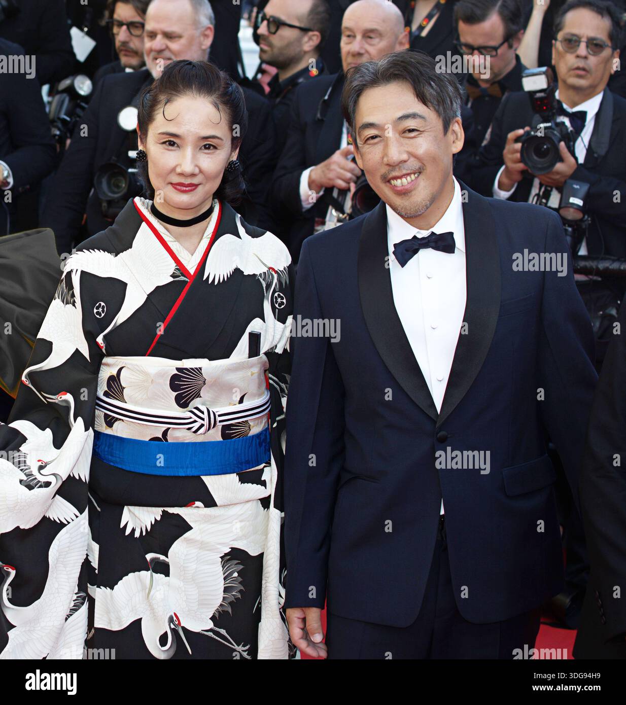 Actress Yō Yoshida and director Kei Ishikawa at the premiere of A Pale ...