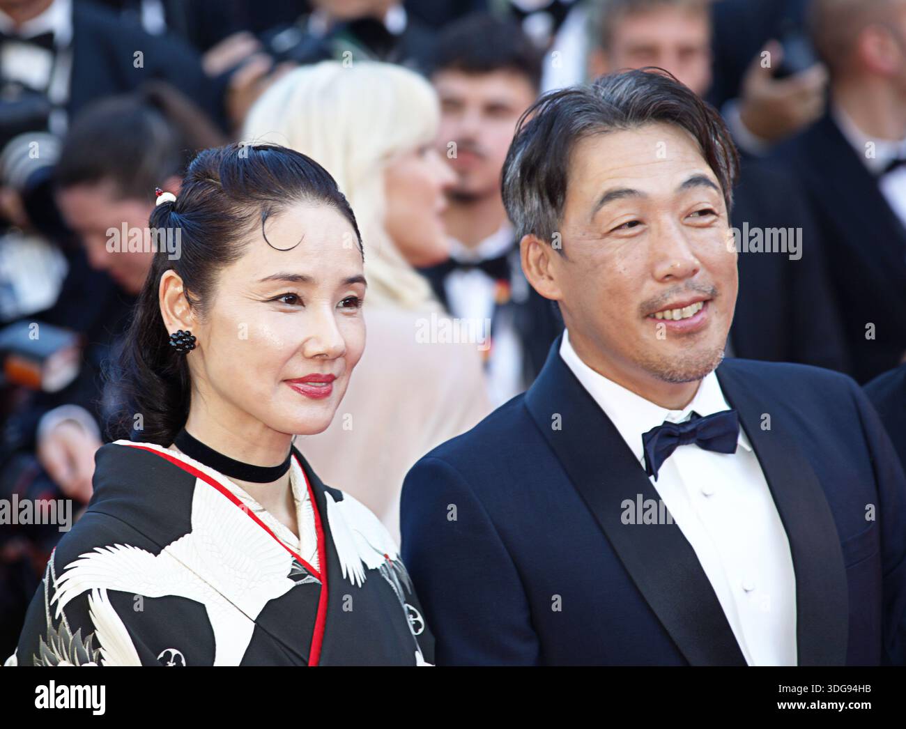 Actress Yō Yoshida and director Kei Ishikawa at the premiere of A Pale ...