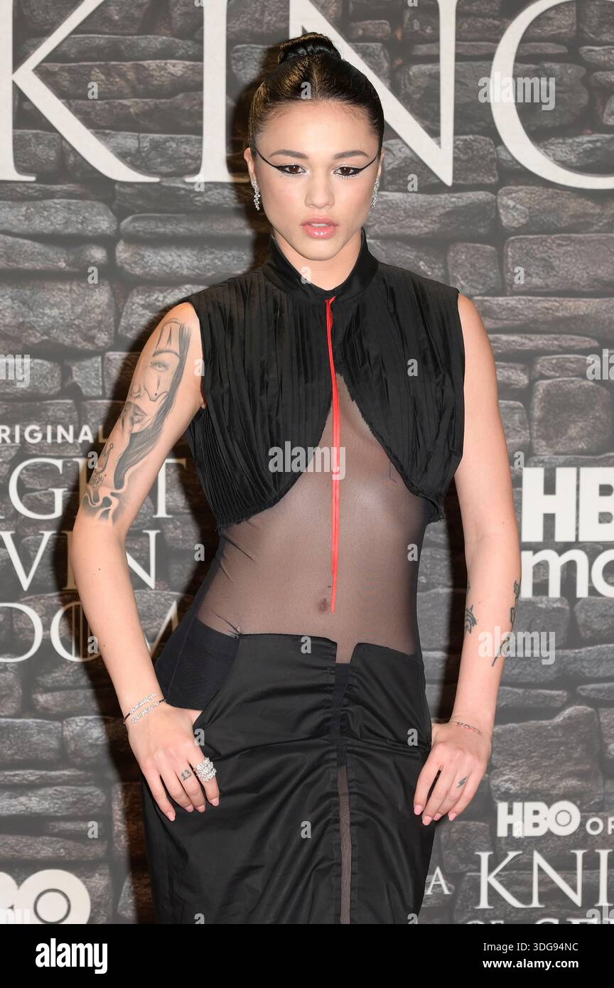 Maria Esposito attends the red carpet of HBOMax series A knight of the ...