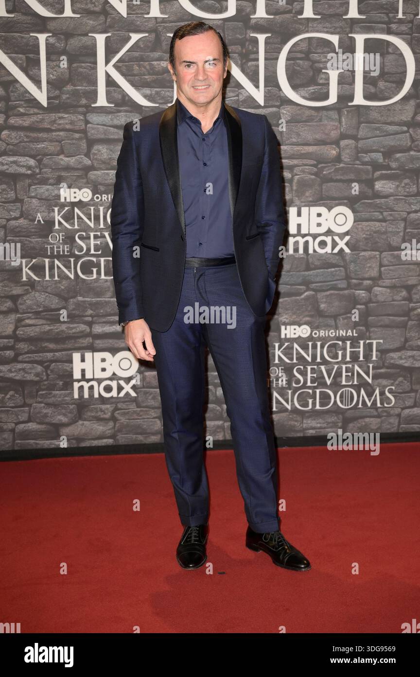 Alessandro Araimo attends the red carpet of HBOMax series A knight of ...