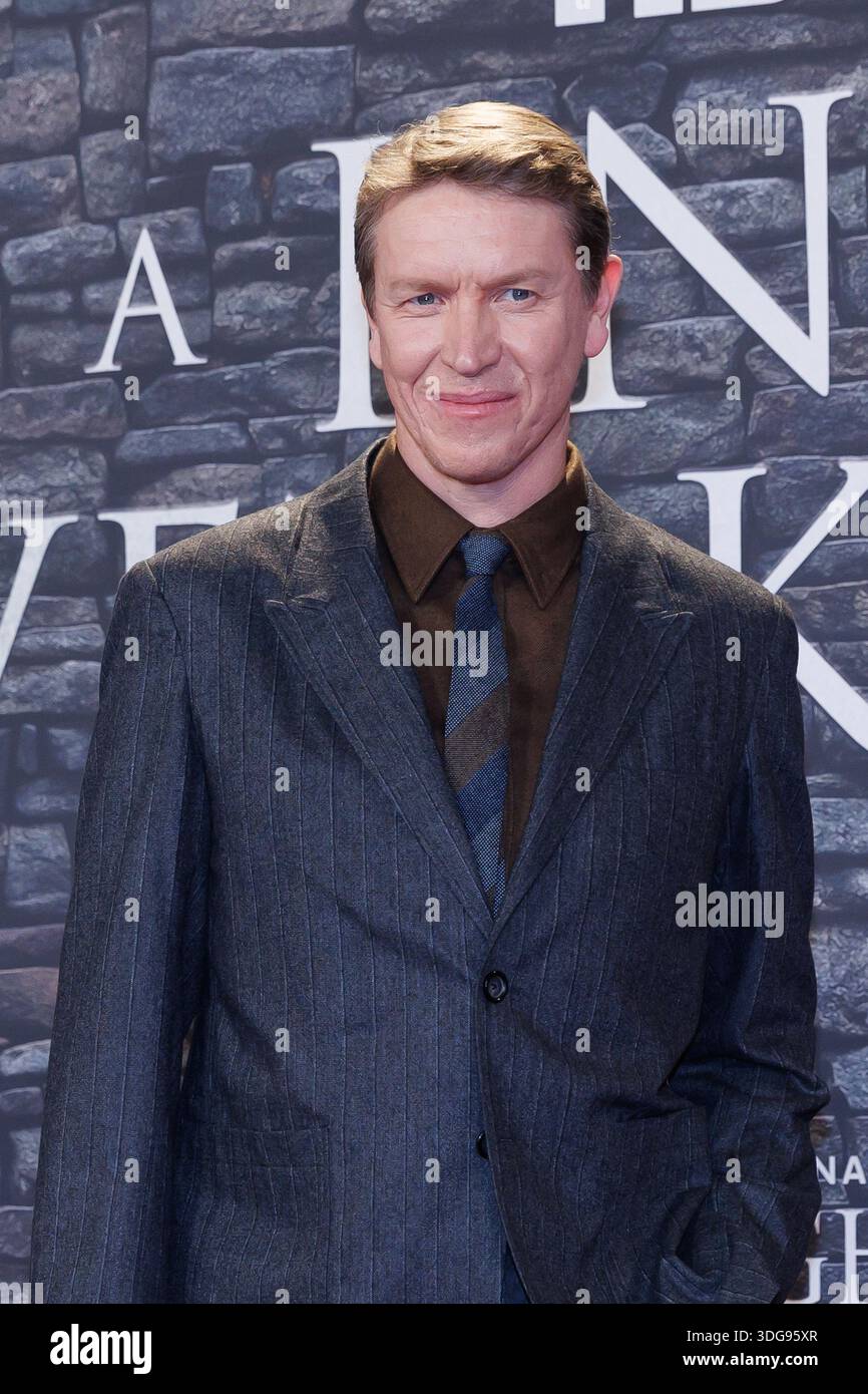 Sam Spruell attends the red carpet of the TV series A KNIGHT OF THE ...