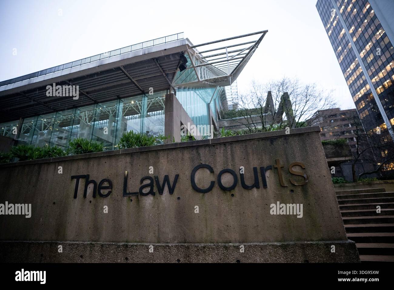 The Law Courts building, which is home to B.C. Supreme Court and the ...