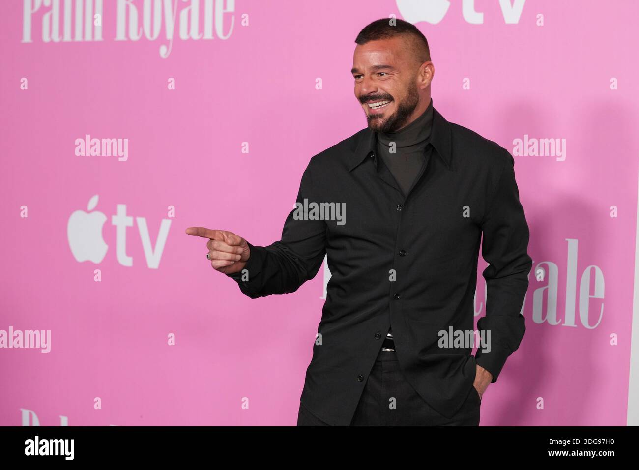 Ricky Martin arrives at the premiere of the second season of "Palm ...