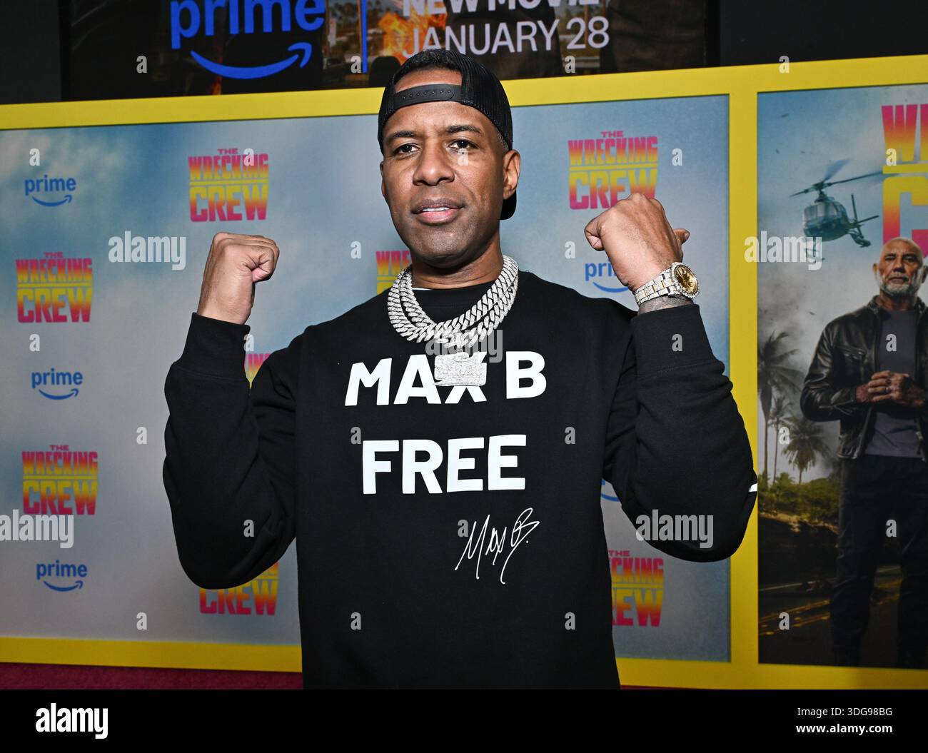 DJ Whoo Kid attends the special screening of "The Wrecking Crew" at ...