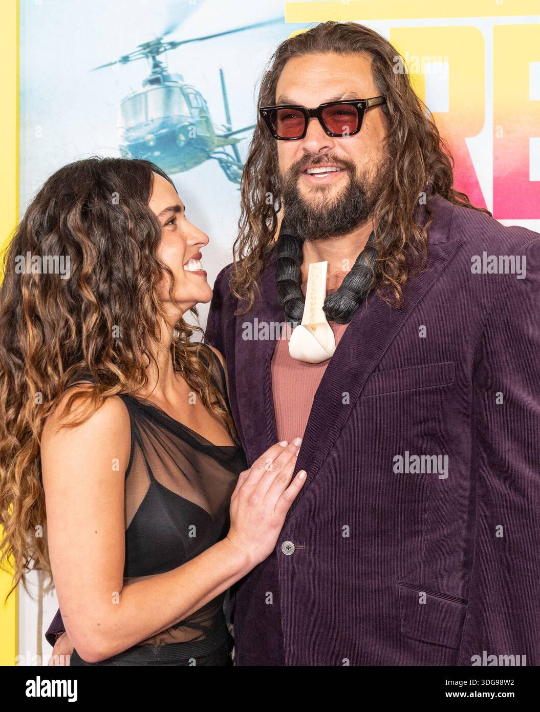 Adria Arjona Torres and Jason Momoa attend special screening of The ...