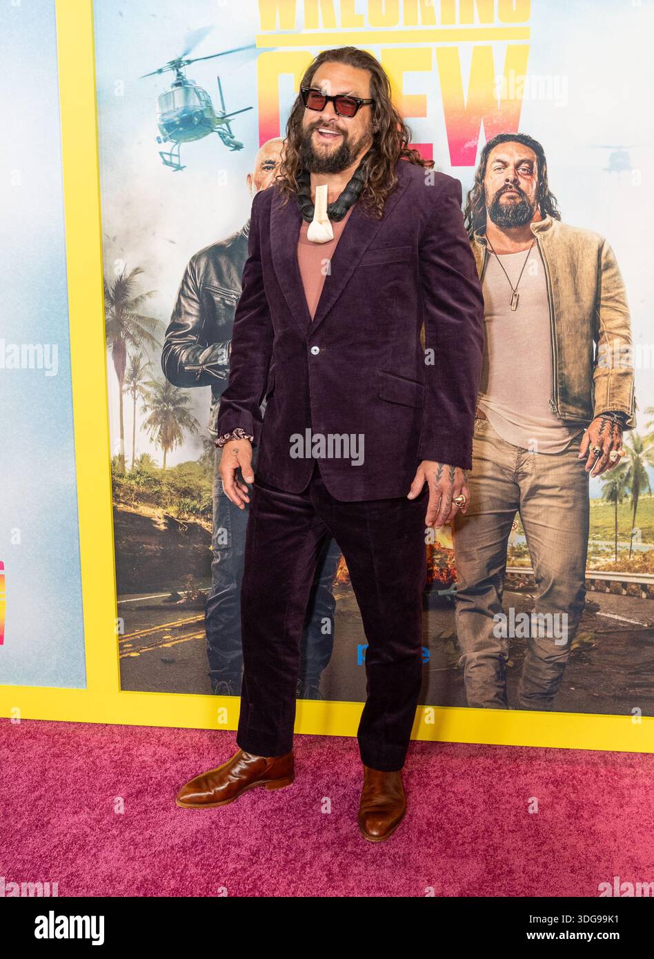 Jason Momoa attends special screening of The Wrecking Crew at Regal ...