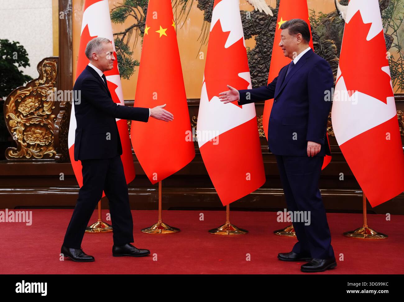 Prime Minister Mark Carney meets with President of China Xi Jinping at ...