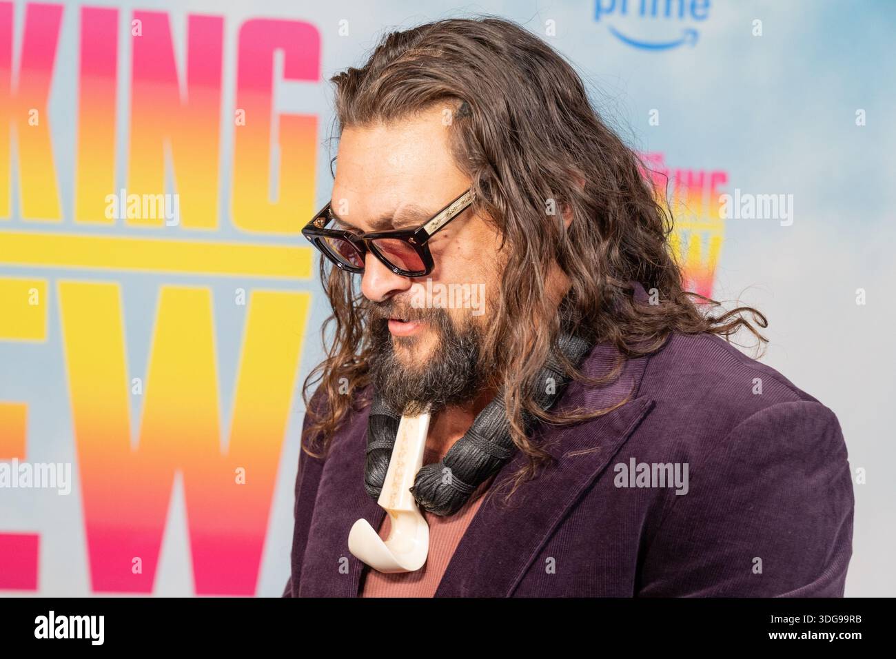 Jason Momoa attends special screening of The Wrecking Crew at Regal ...