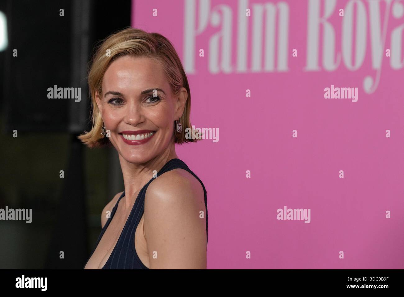 Leslie Bibb arrives at the premiere of the second season of "Palm ...