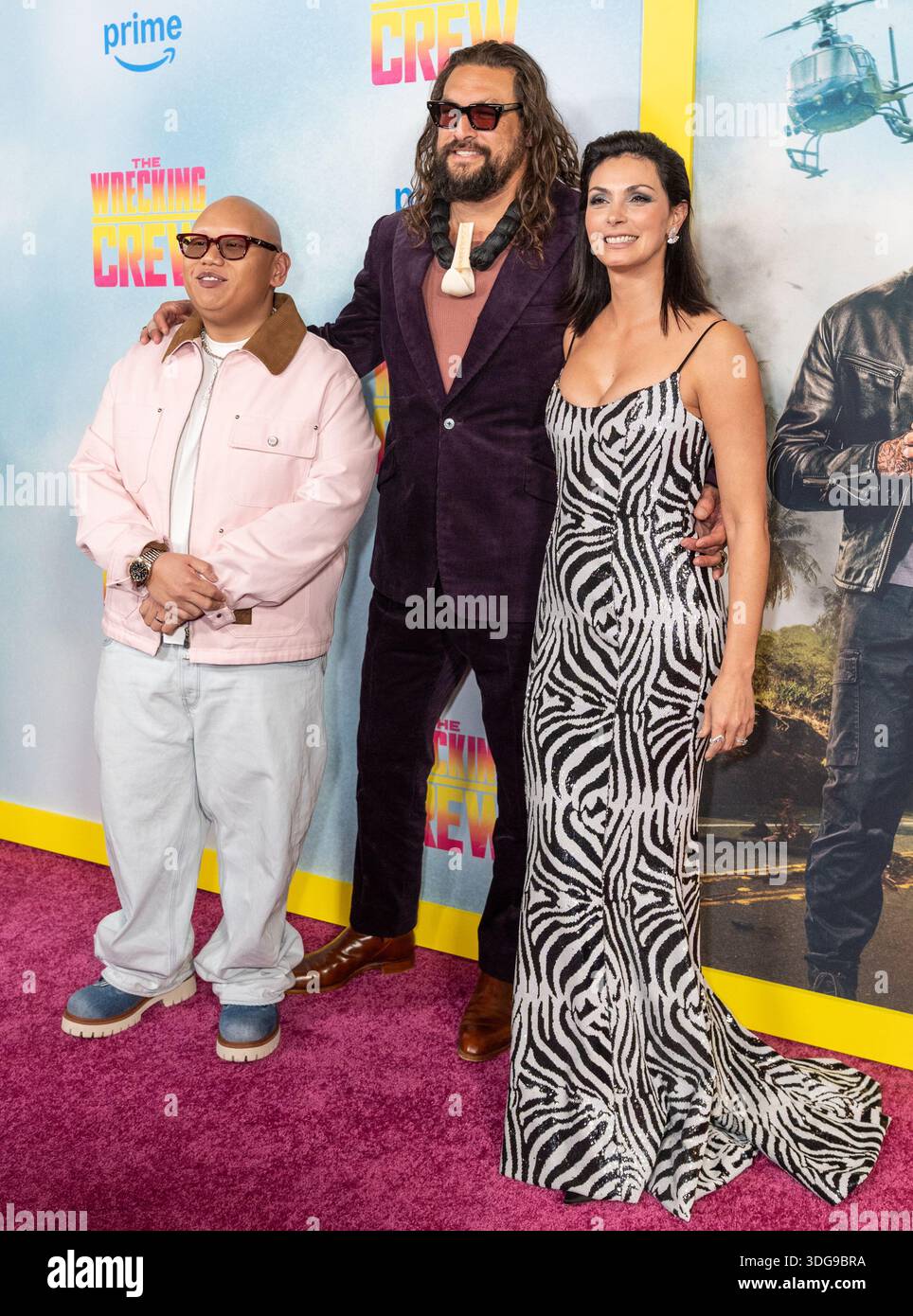 Jacob Batalon, Jason Momoa and Morena Baccarin attend special screening ...