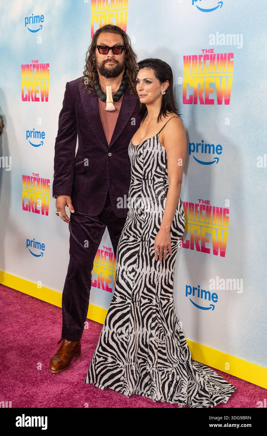 Jason Momoa and Morena Baccarin attend special screening of The ...