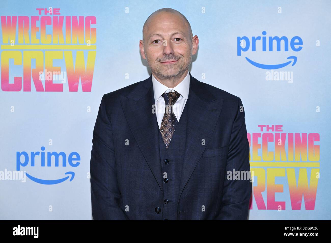 Producer Jeff Fierson walking the red carpet at 'The Wrecking Crew' New ...