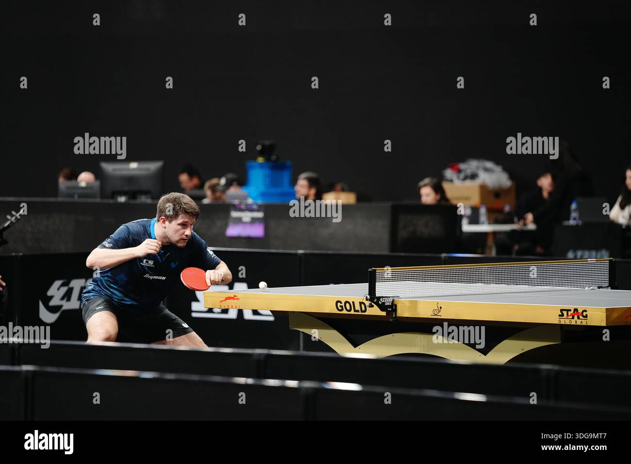 Table tennis players during the WTT Star Contender Doha 2026 which took ...