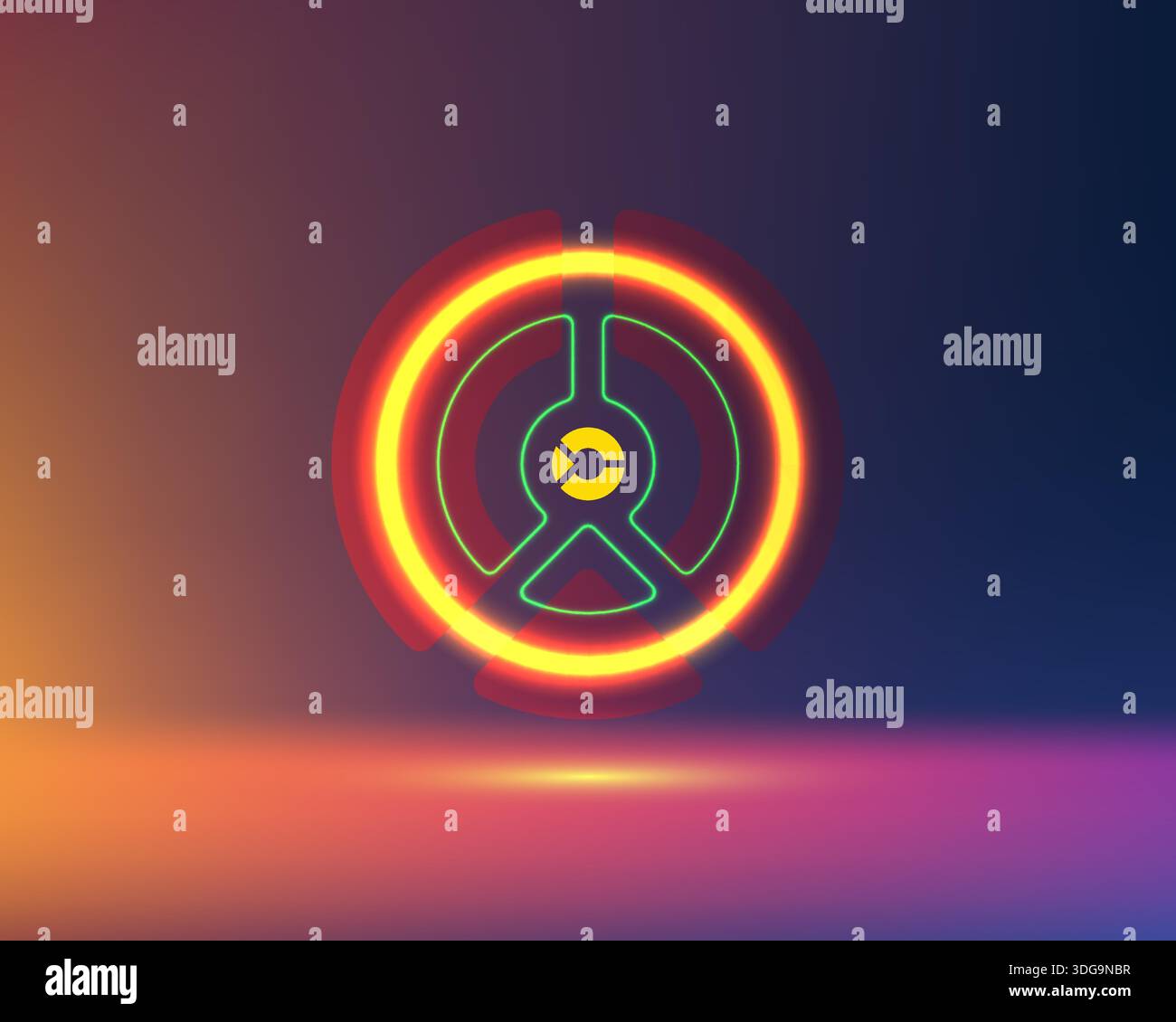 Vibrant green ring gradient Stock Vector Images - Alamy