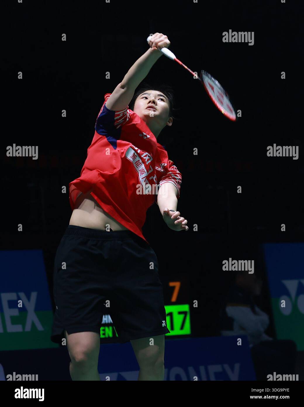 HAN Yue of China vs. CHEN Yu Fei of China during Women's singles ...
