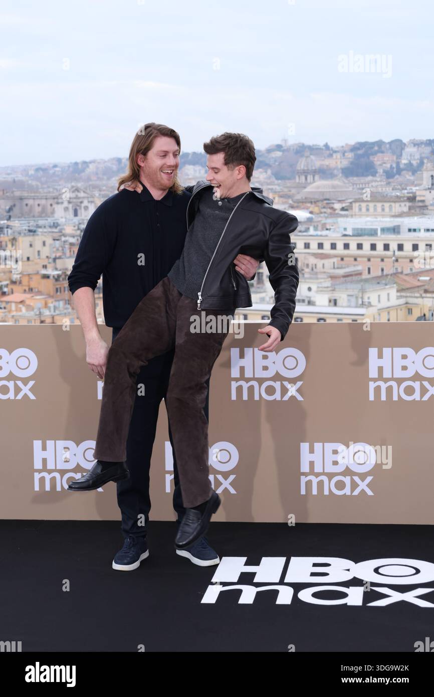 Peter Claffey, Shaun Thomas Photocall of HBO Max Italia Hotel De La ...