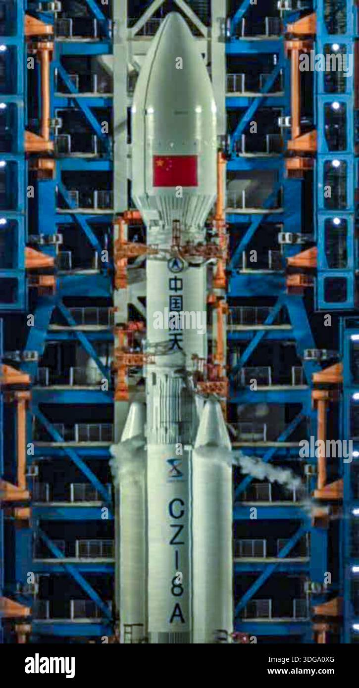 China launched a Long March 8A carrier rocket, sending a new group of ...