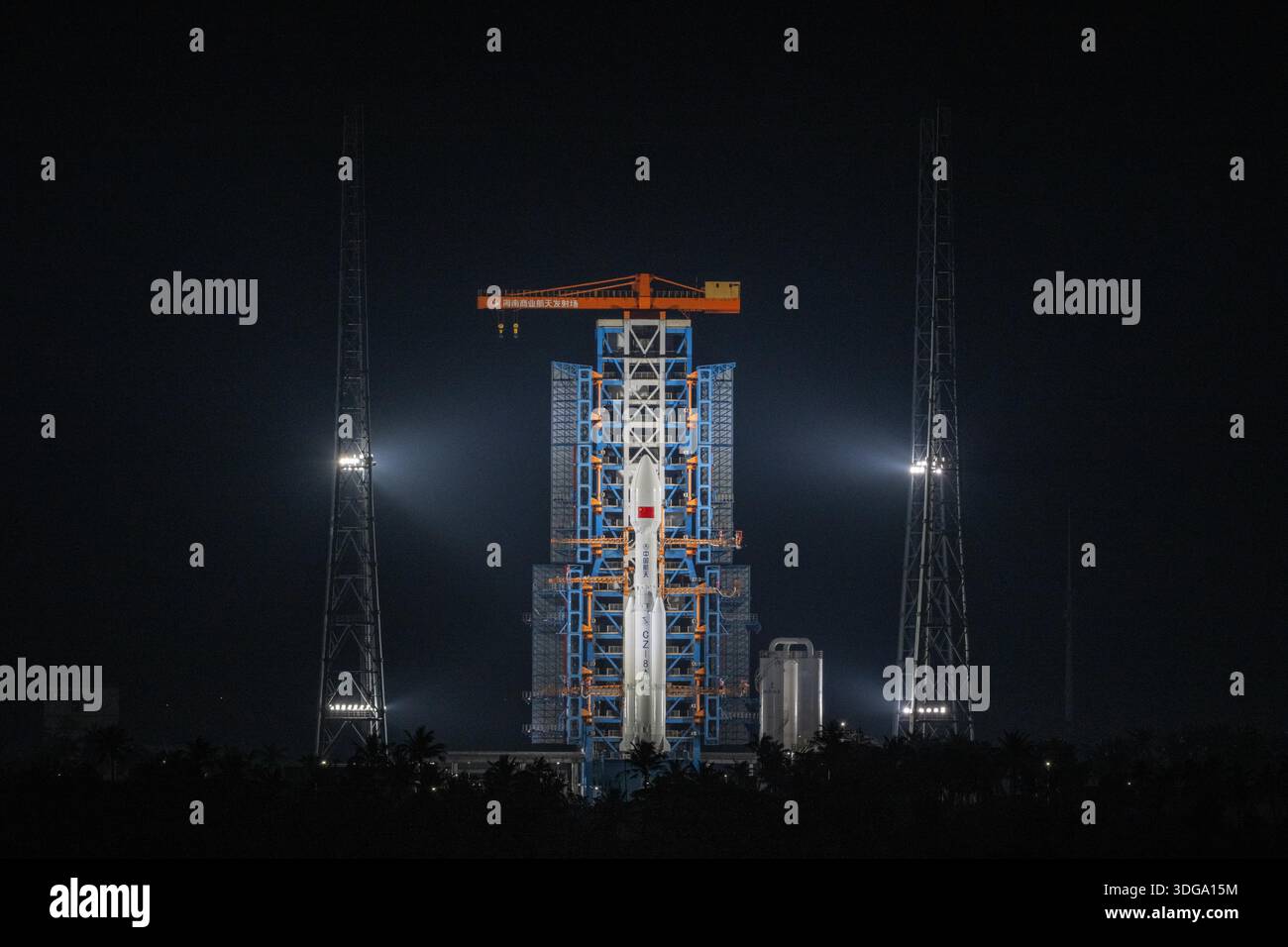 China launched a Long March 8A carrier rocket, sending a new group of ...