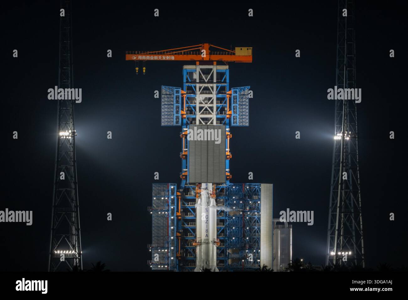 China launched a Long March 8A carrier rocket, sending a new group of ...