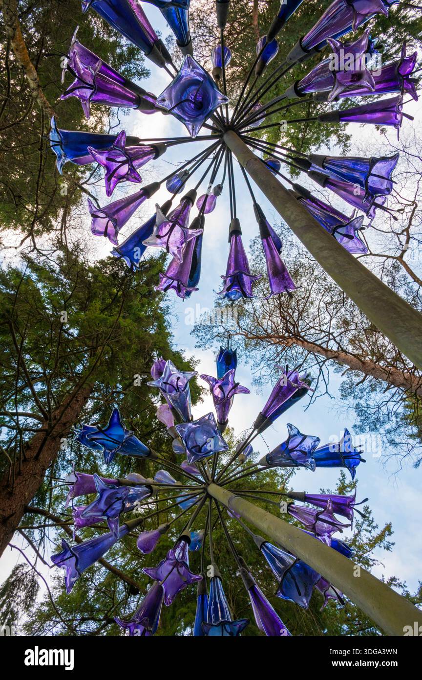 One of the many modern artworks on the trail around the Sculpture Park ...