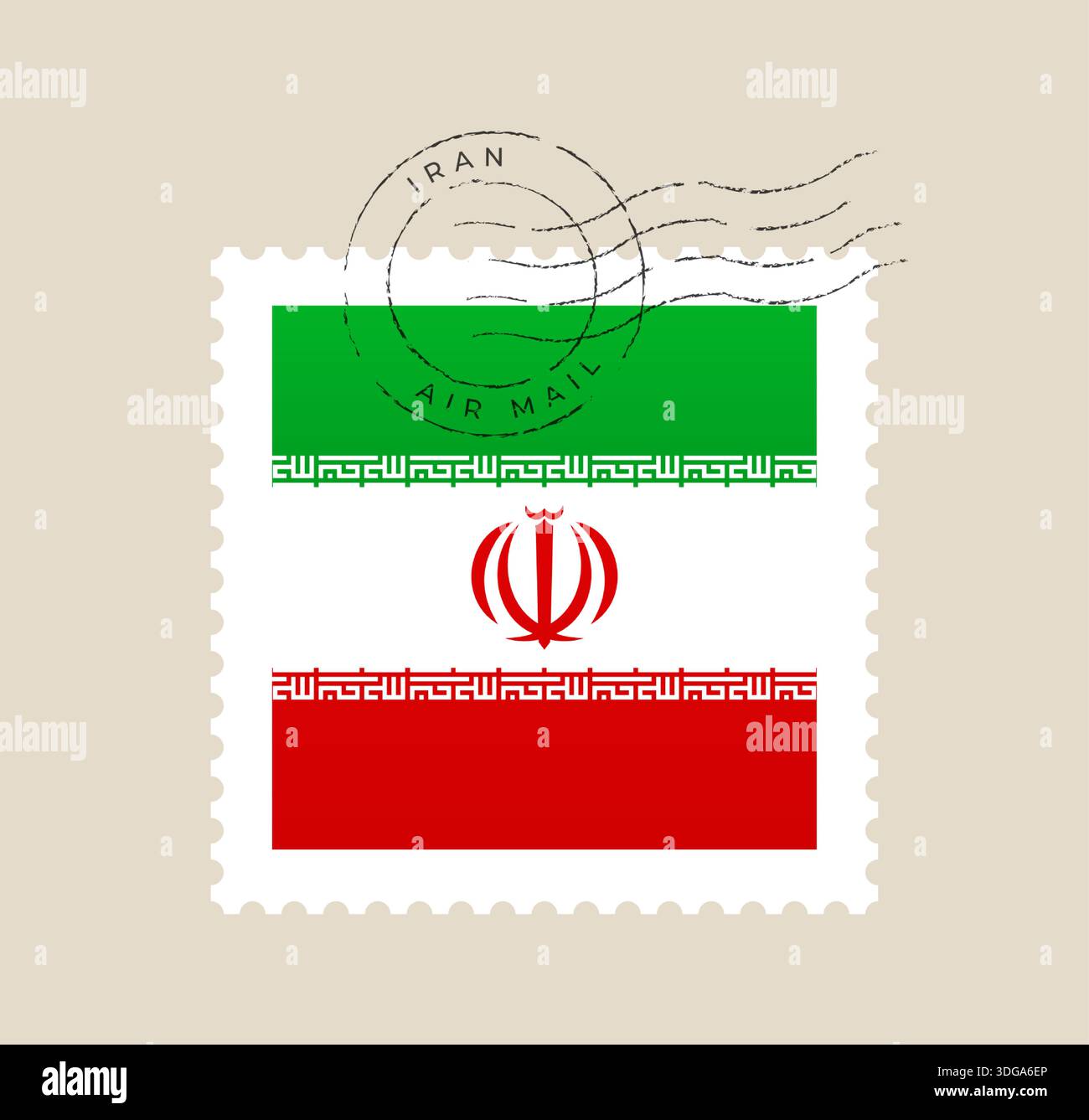 Iran air stamp Stock Vector Images - Alamy