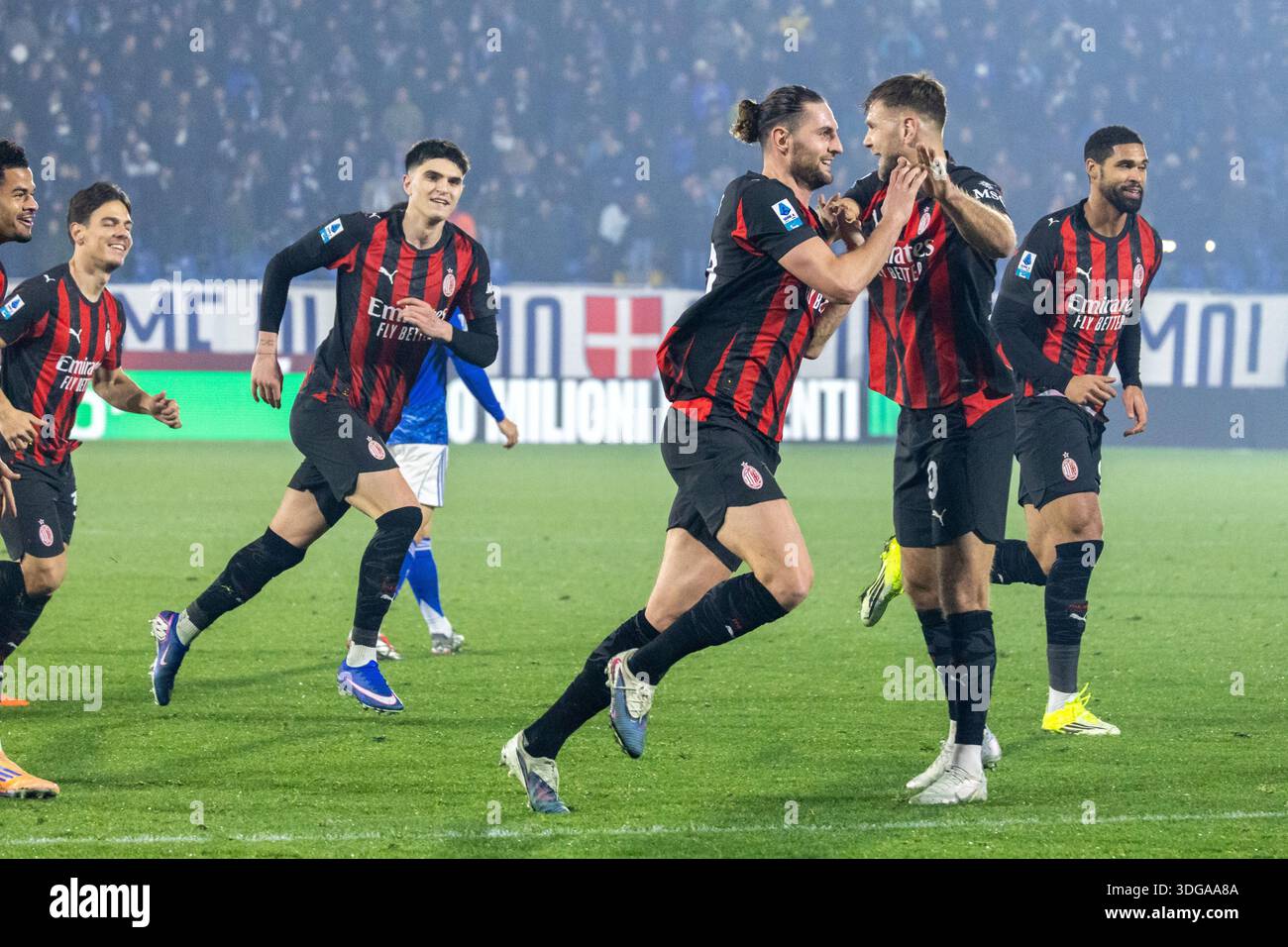 rabiot adrien ac milan scores goal 1-3 during serie A match Como 1907 ...