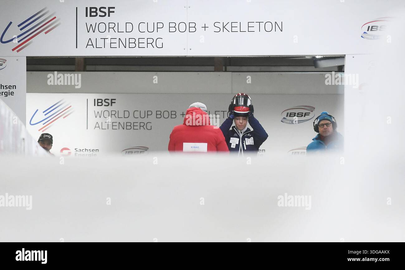 Altenberg, Germany. 16th Jan, 2026. Czech Anna Fernstadtova competes ...