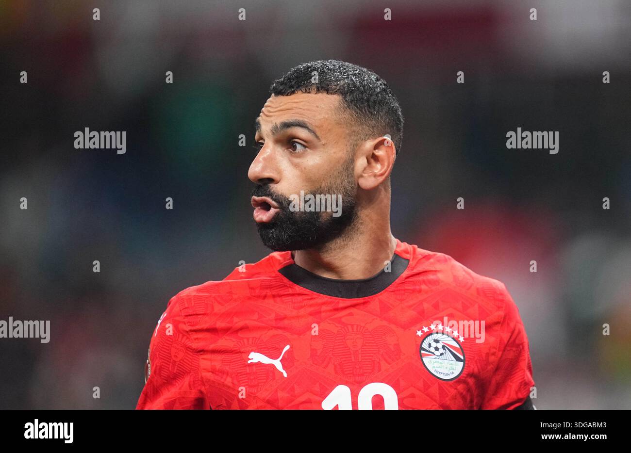 Tangier Stadium, Tangier, Marocco. 14th Jan, 2026. Mohamed Salah ...
