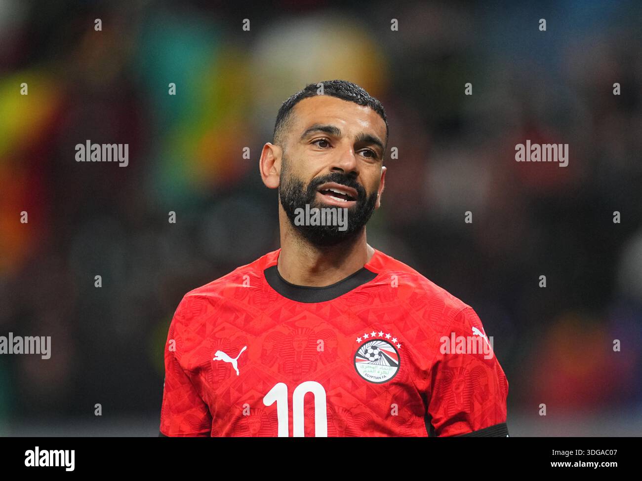 Tangier Stadium, Tangier, Marocco. 14th Jan, 2026. Mohamed Salah ...