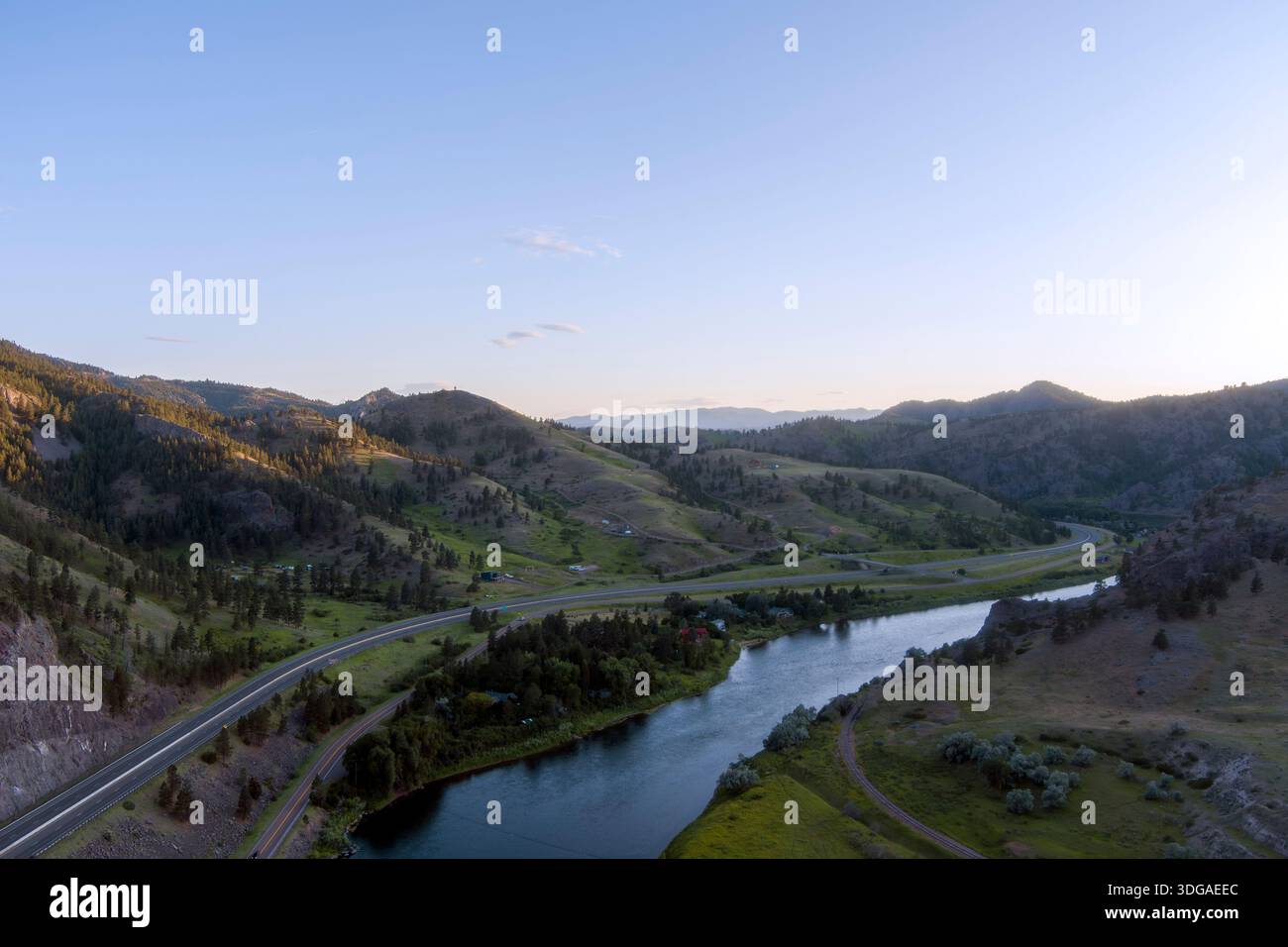 Tower Rock State Park, Montana in June Stock Photo - Alamy