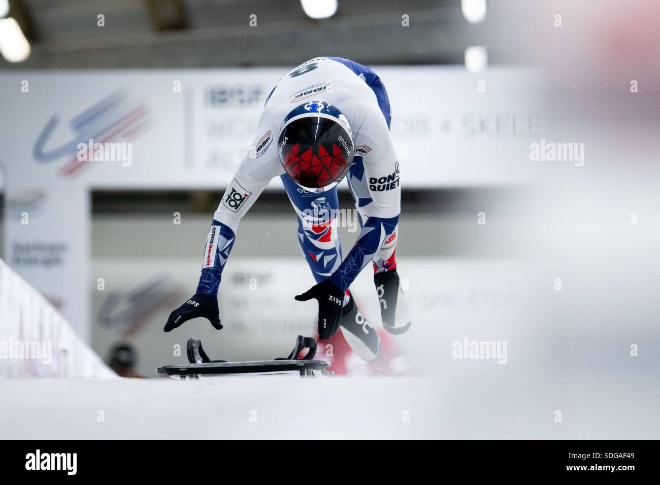 FERNSTAEDT Anna (Czech Republic) at the start, GER, IBSF Skeleton World ...