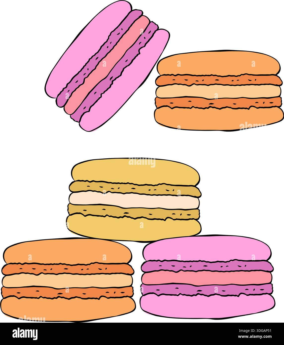 France pastry shop Stock Vector Images - Alamy