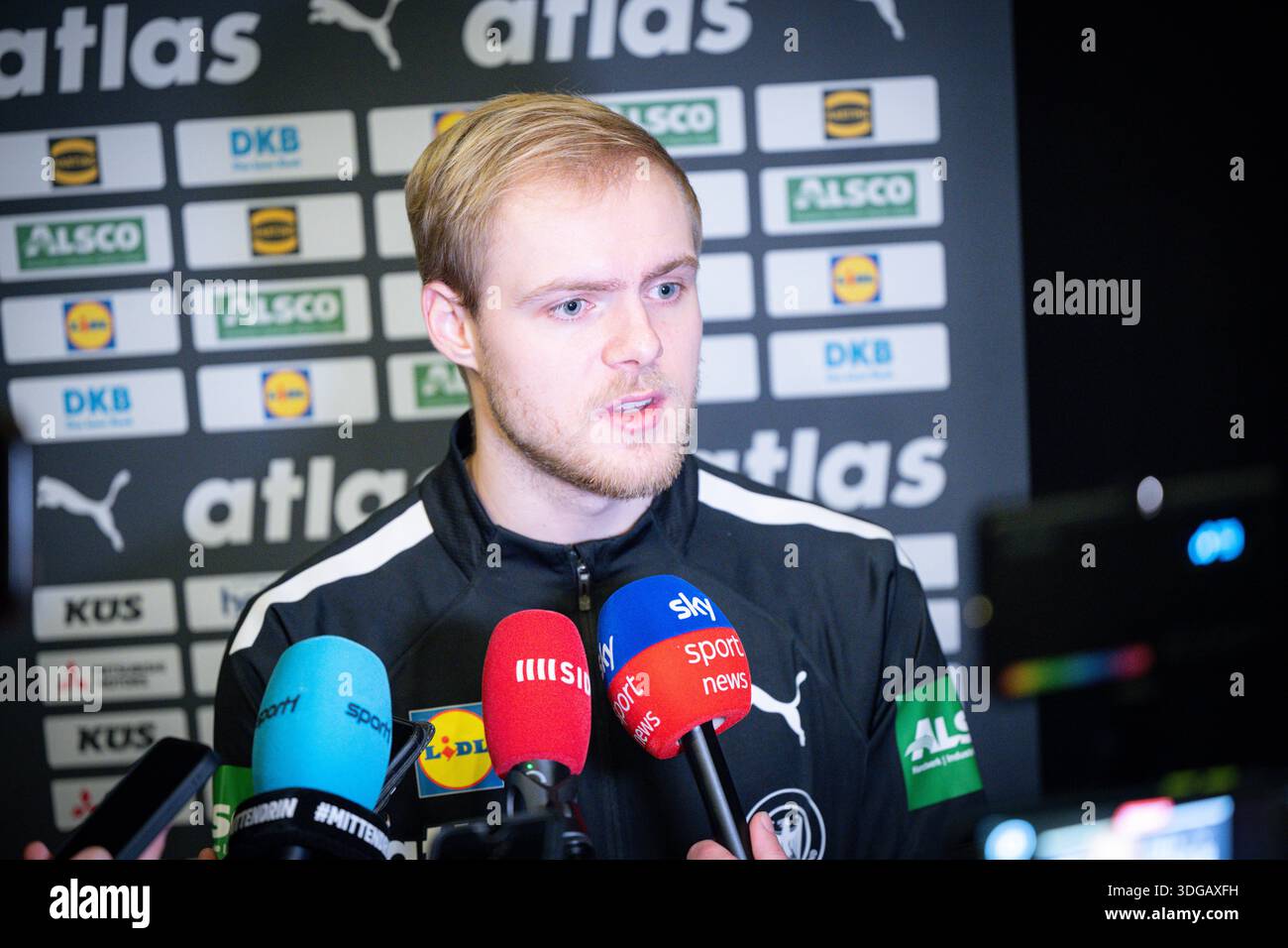 Silkeborg, Denmark. 16th Jan, 2026. Matthes Langhoff at a press ...