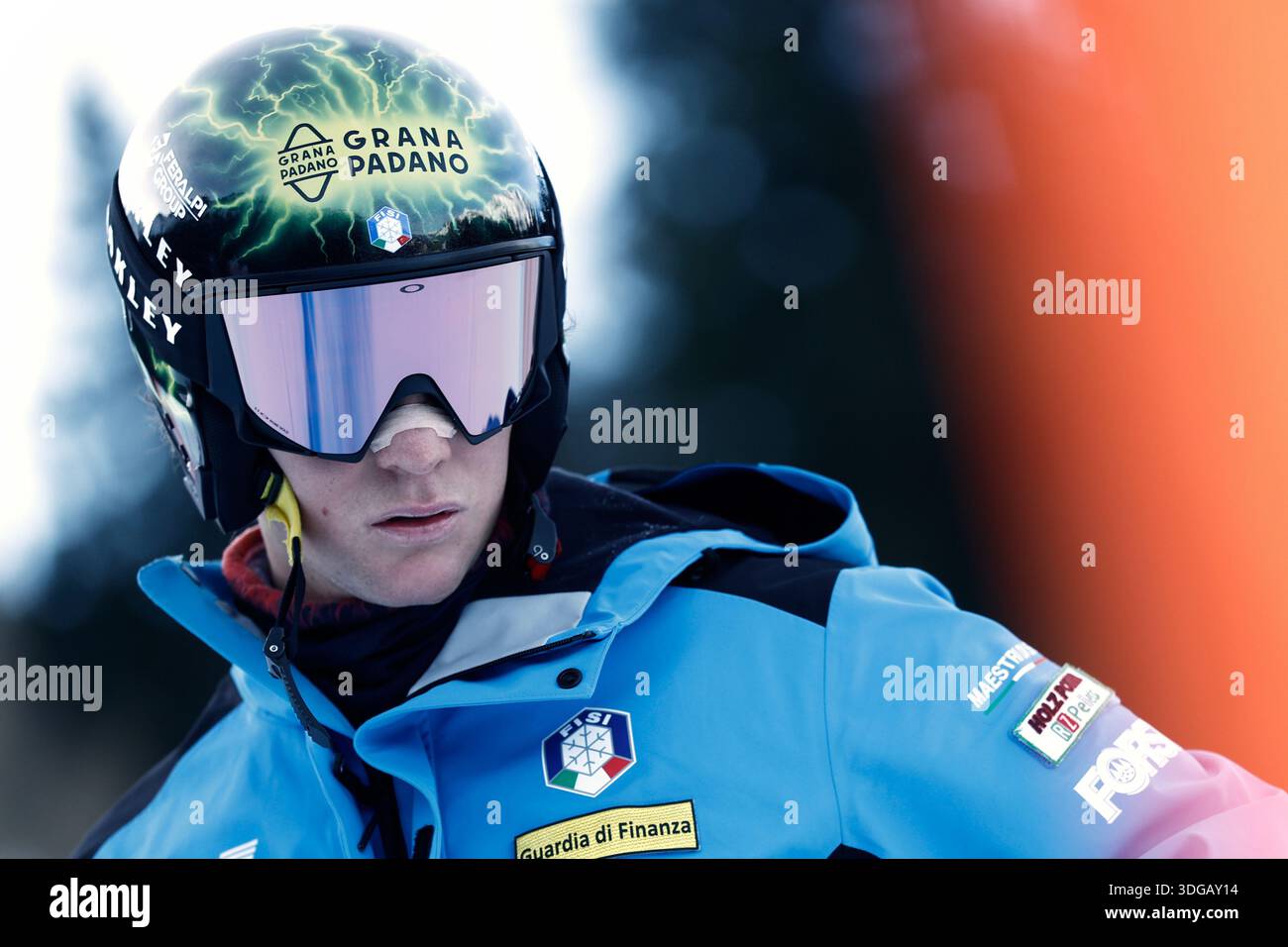 Italy's Giovanni Franzoni ahead of an alpine ski, men's World Cup super ...
