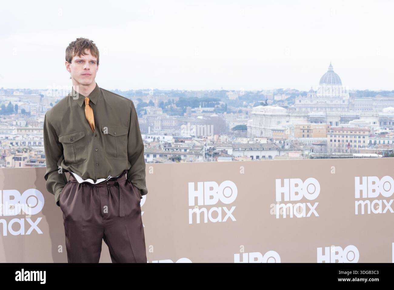 Roma, Italy. 15th Jan, 2026. 1/15/2026 Actor Finn Bennett attends the ...