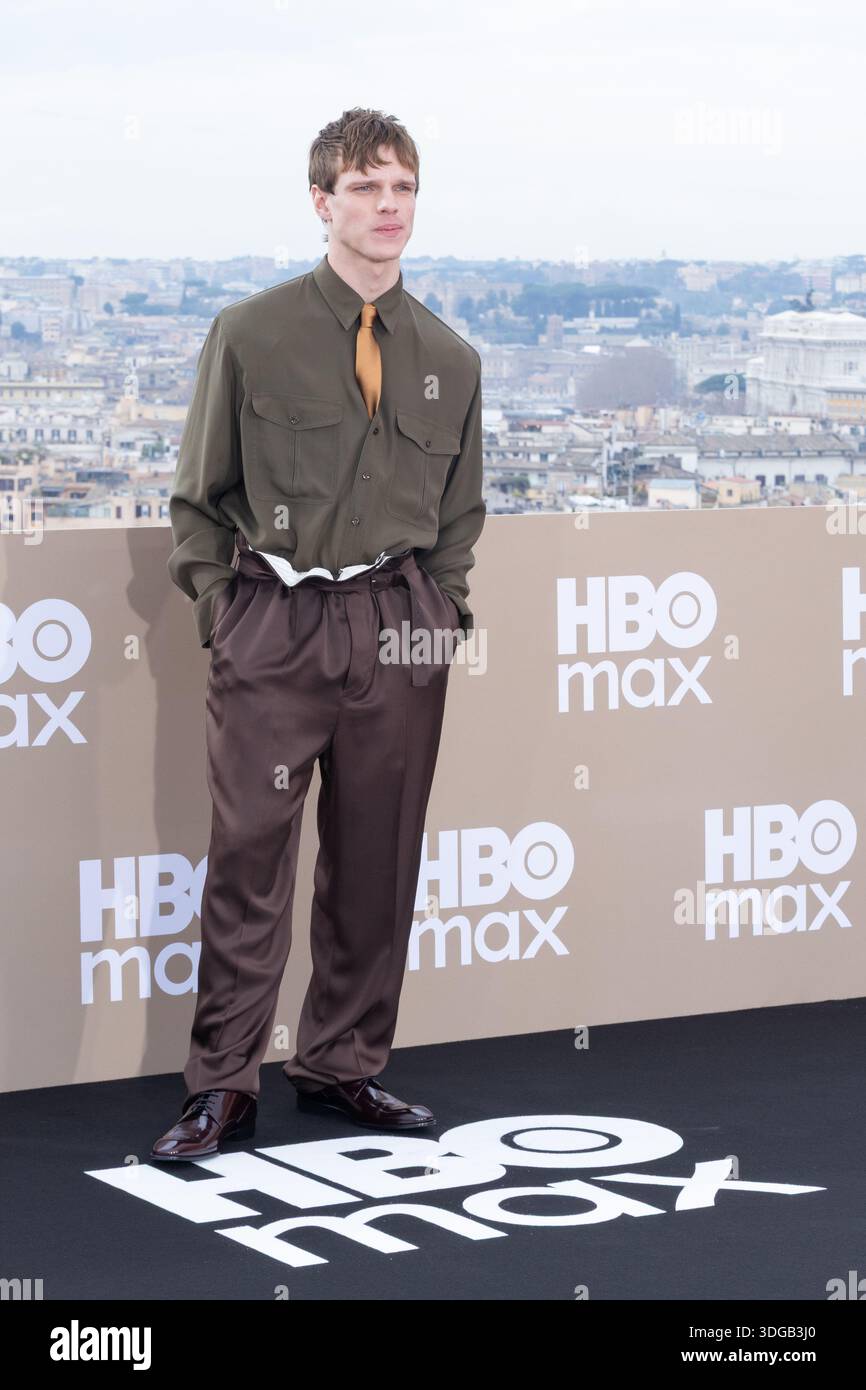 Roma, Italy. 15th Jan, 2026. 1/15/2026 Actor Finn Bennett attends the ...