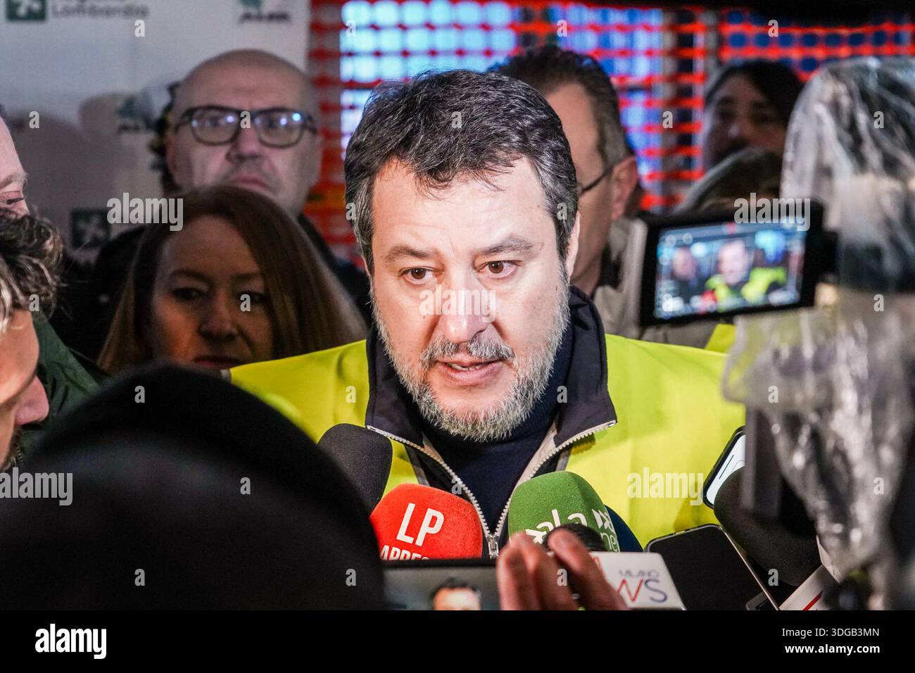 Milan, Italy. 16th Jan, 2026. MILAN - Minister of Infrastructure and ...