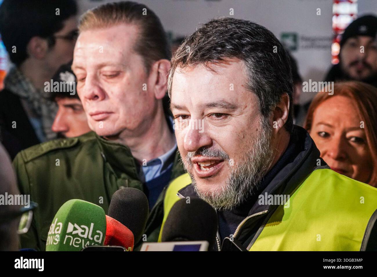 Milan, Italy. 16th Jan, 2026. MILAN - Minister of Infrastructure and ...