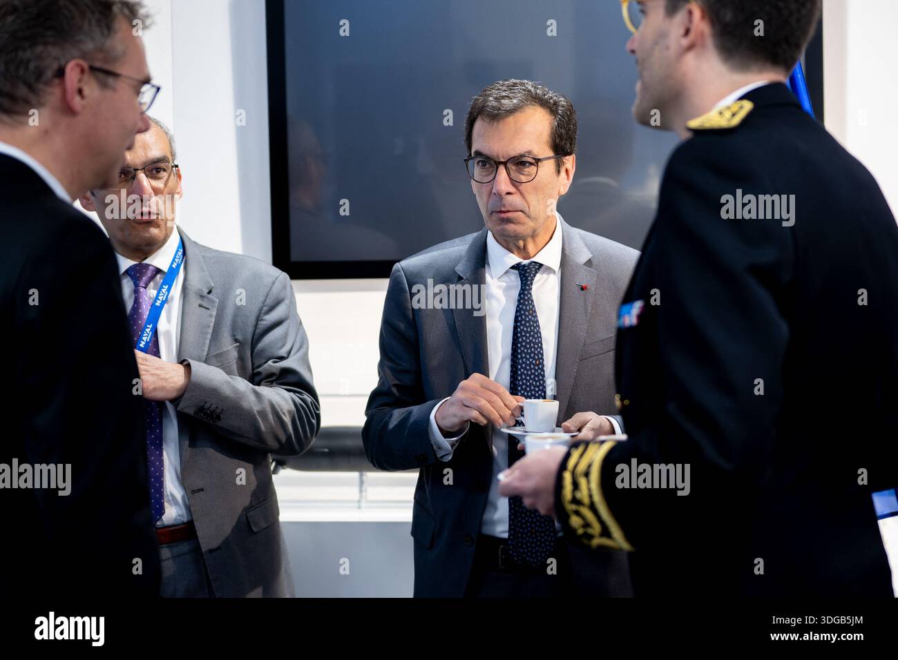 Ollioules, France. 16th Jan, 2026. Jean-Pierre Farandou, Minister of ...