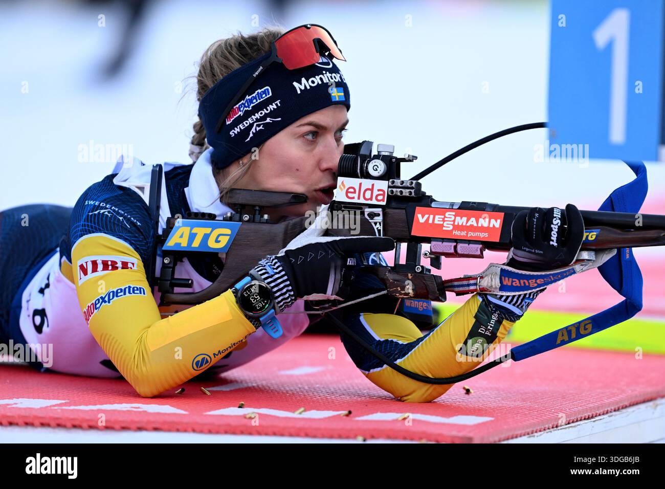 Ruhpolding, Germany. 16th Jan, 2026. Biathlon: World Cup, sprint 7.5 km ...