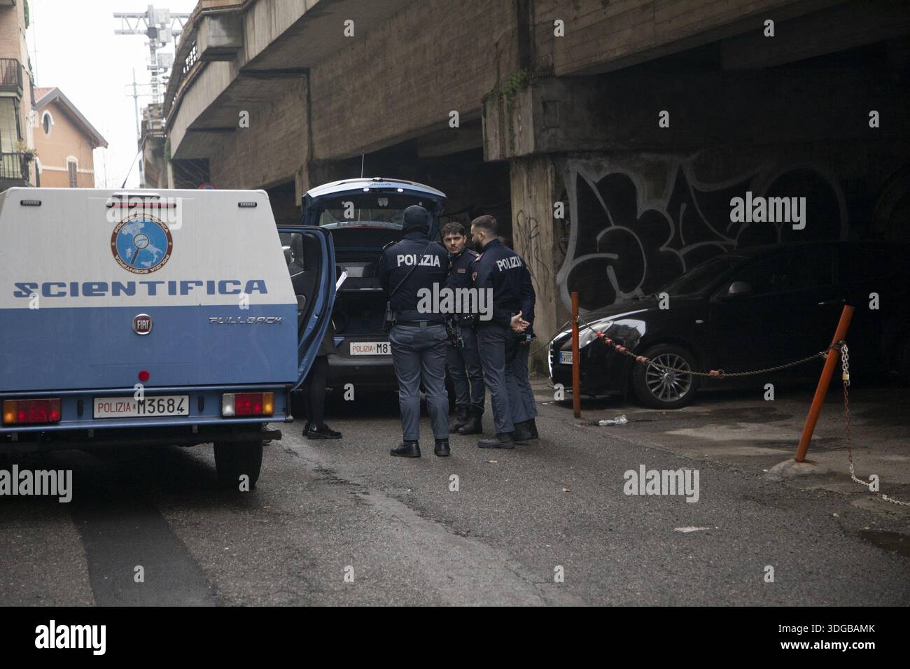 Milan, Italy. 16th Jan, 2026. Milan, Via Padova, homeless man found ...