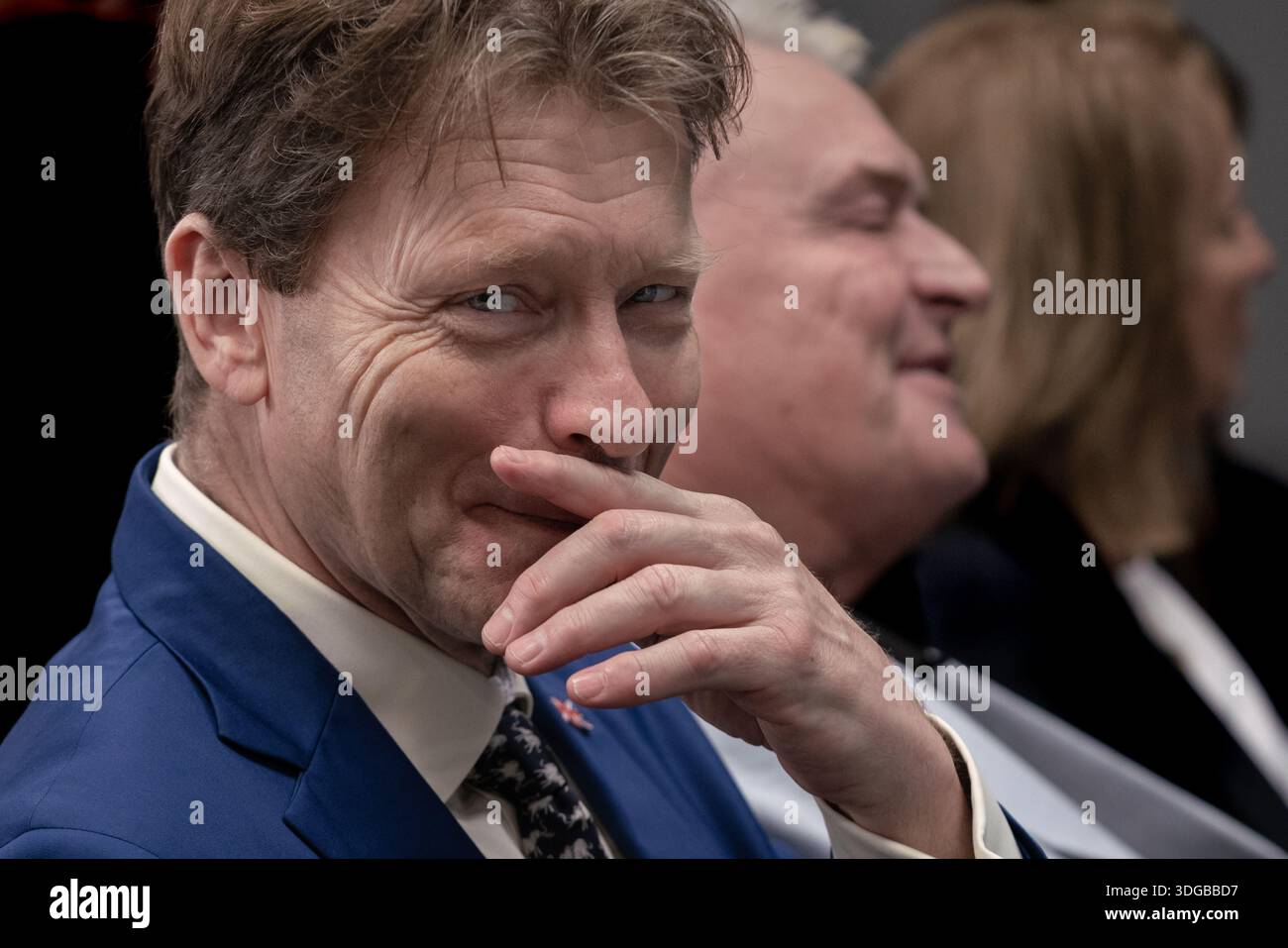 London, UK. 15th January 2026. Richard Tice, Deputy Leader of Reform UK ...