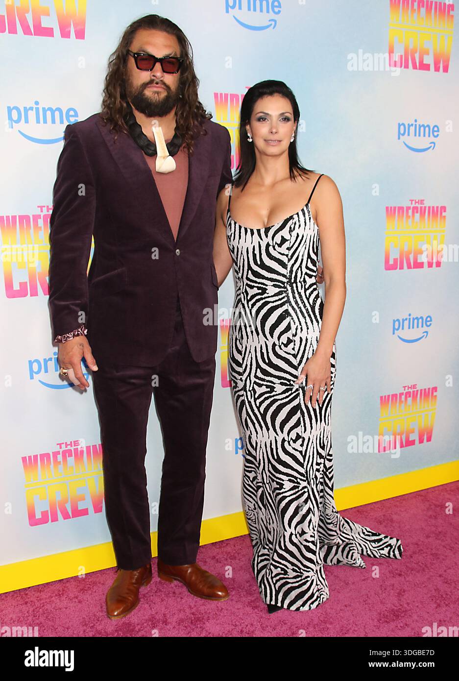 January 15, 2026 Morena Baccarin and Jason Momoa attend Amazon MGM ...