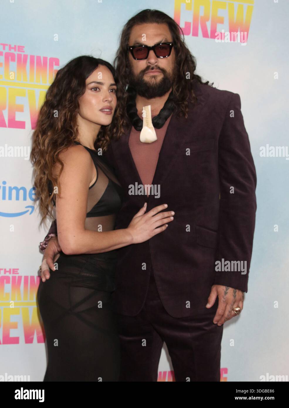 January 15, 2026 Adria Arjona and Jason Momoa attend Amazon MGM Studios ...