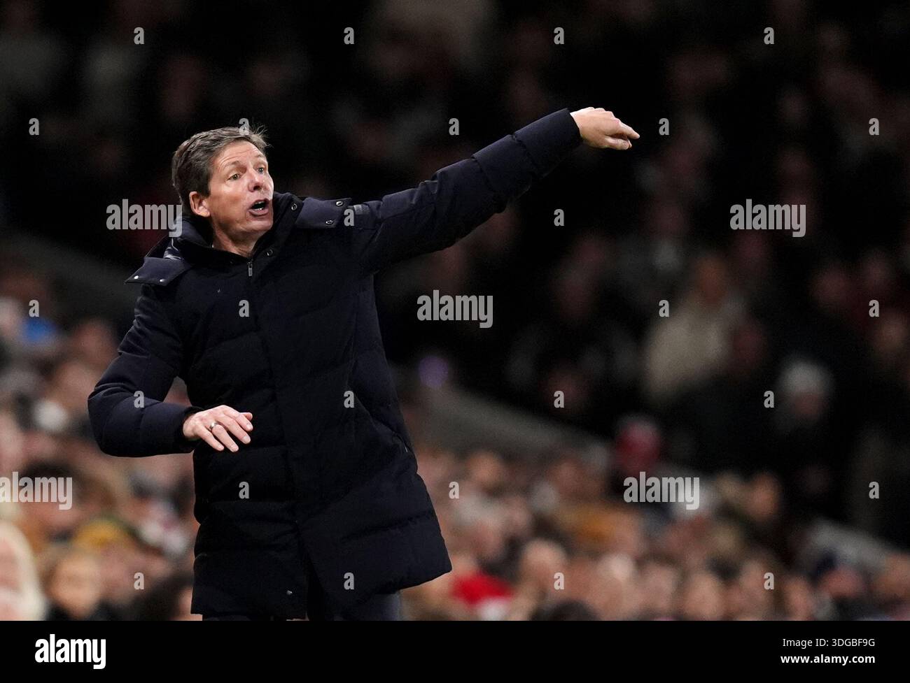 File photo dated 07/12/2025 of Crystal Palace manager Oliver Glasner ...