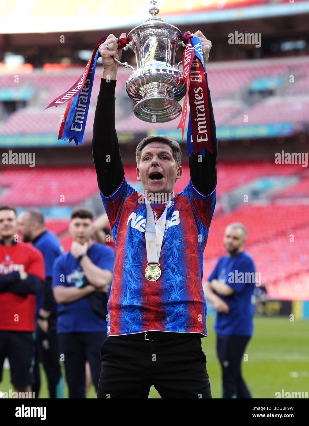 File photo dated 17-05-2025 of Crystal Palace manager Oliver Glasner ...