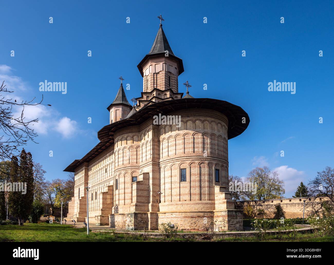 Galata Monastery, Romania - october 23. 2025. Exterior view of the ...