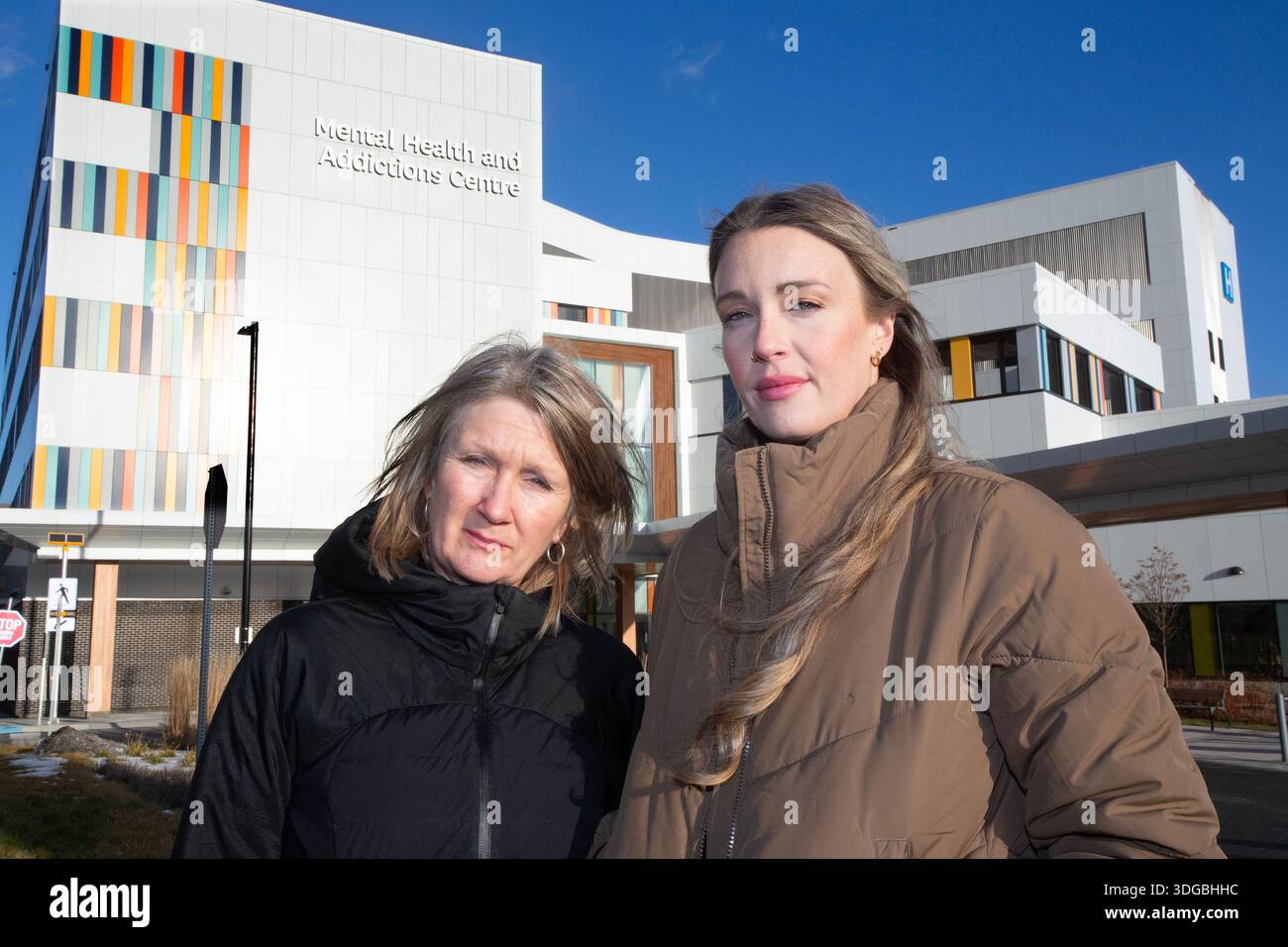 Trudy Hickey, left, and Janaya Rose, the mother and sister of Mitchell ...