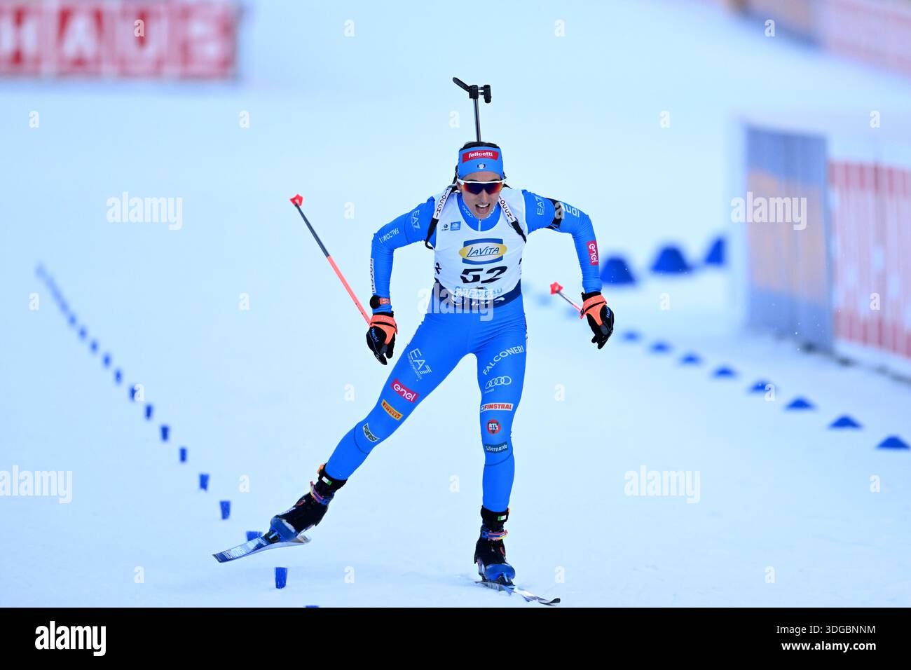 Ruhpolding, Germany. 16th Jan, 2026. Biathlon: World Cup, sprint 7.5 km ...