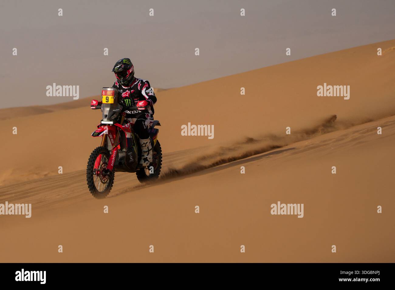 Rider Ricky Brabec competes during the twelfth stage of the Dakar Rally ...
